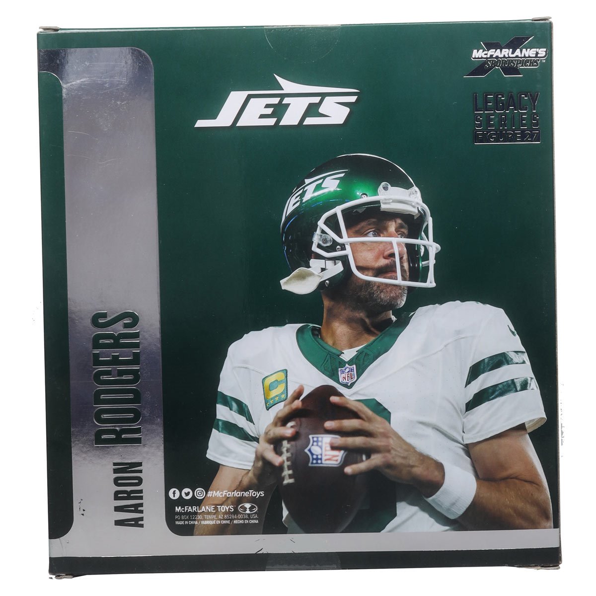 NFL SportsPicks 2024 Wave 2 New York Jets Aaron Rodgers 7-Inch Scale ...
