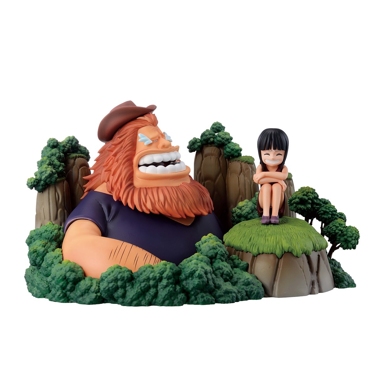One Piece Saul and Robin Dramatic Memories Revible Moment Ichibansho Statue