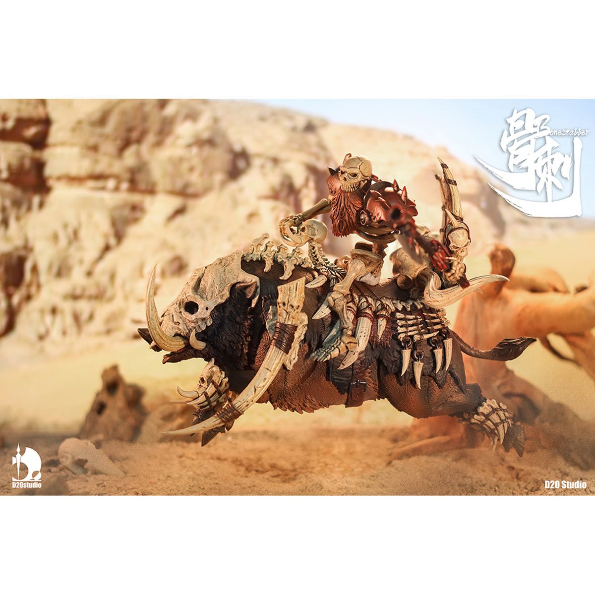 Battle Boar Bonestabber Brown Version 1:12 Scale Action Figure