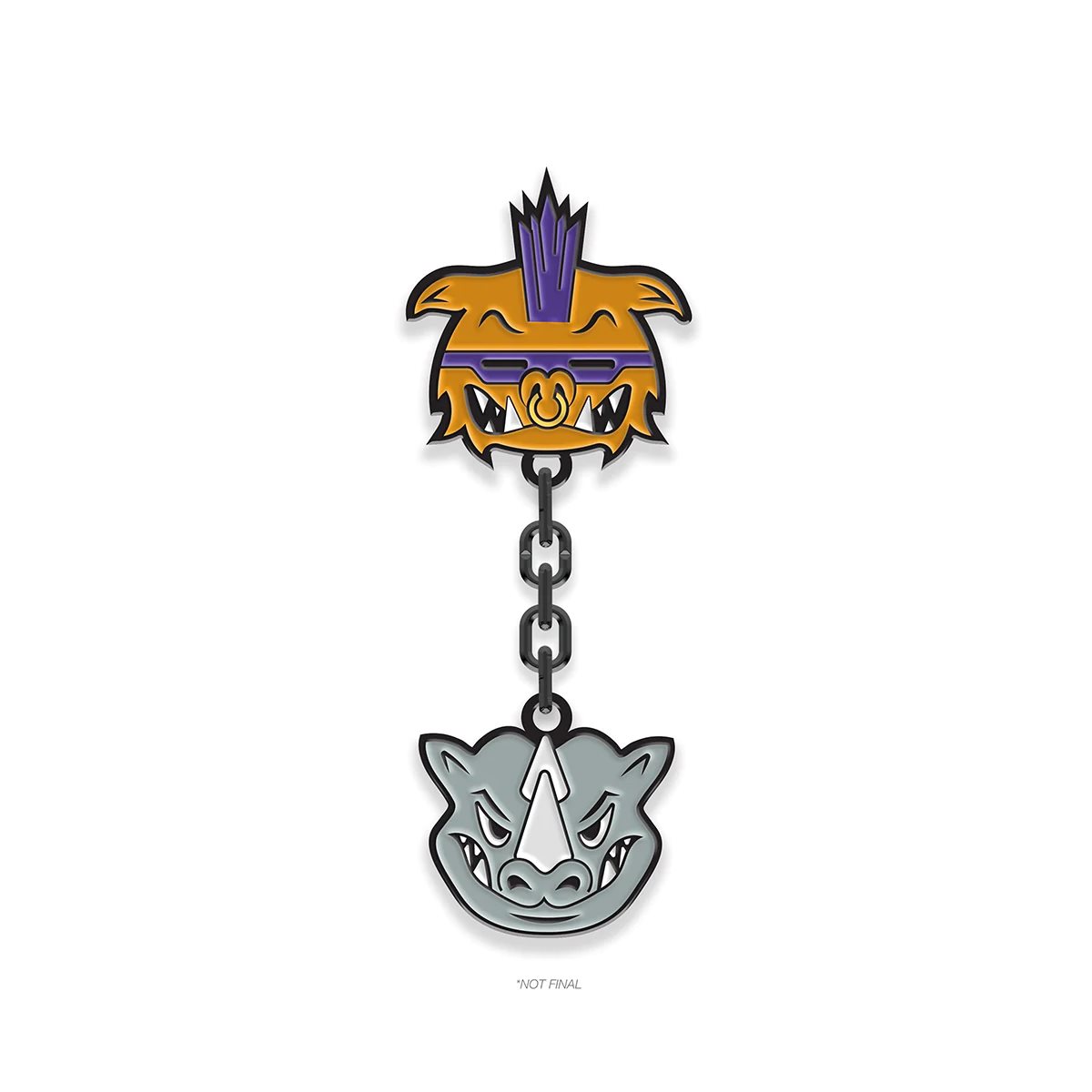 Teenage Mutant Ninja Turtles 2-Inch Interactive Enamel Pins Random 6-Pack