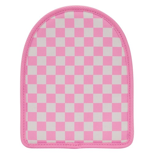 Pink Checkerboard Light-Up Mini-Backpack Insert Organizer