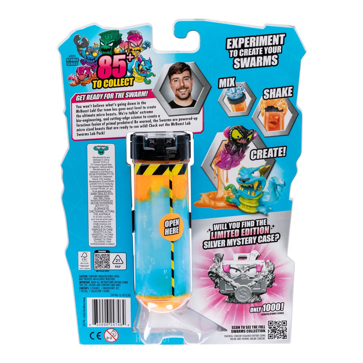 MrBeast Lab Swarms Lab Minig-Figure 5-Pack Series 2 Case of 6