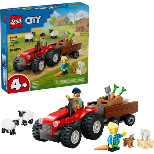 LEGO City 60461 Red Farm Tractor with Trailer & Sheep