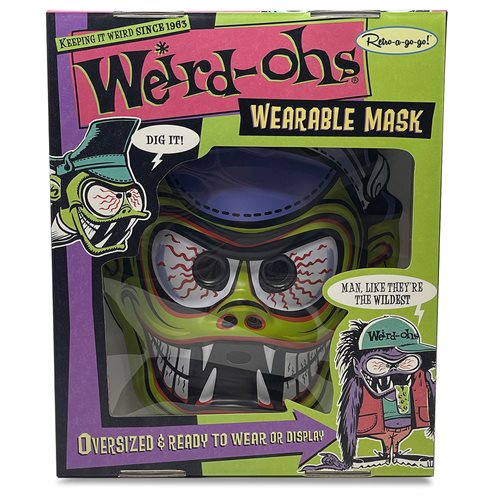 Weird-ohs Davey Mean Green Mask , Not Mint