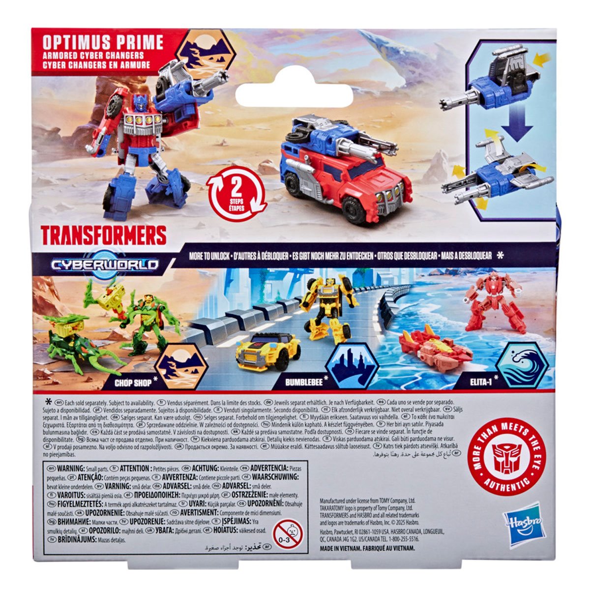Transformers Cyberworld Offroad Optimus Prime Cyber Changers 4-Inch ...