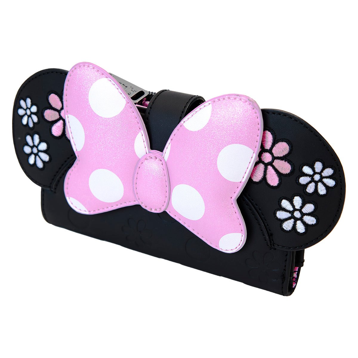 Minnie Mouse Floral Rock The Dots Flap Wallet