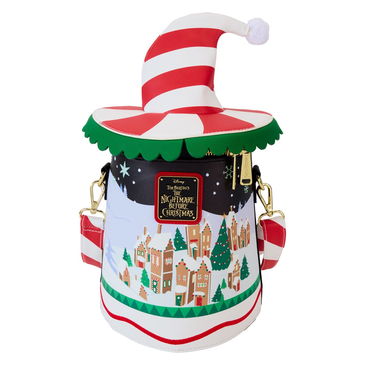 The Nightmare Before Christmas Candy Cane Jack Crossbody Bag