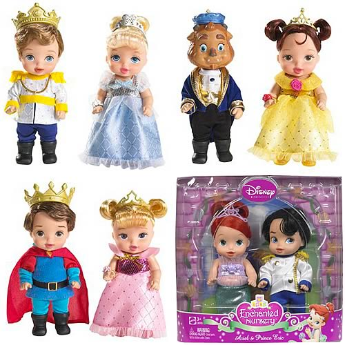 Disney Princess Enchanted Nursery Dolls Wave 1 Rev. 1 Case