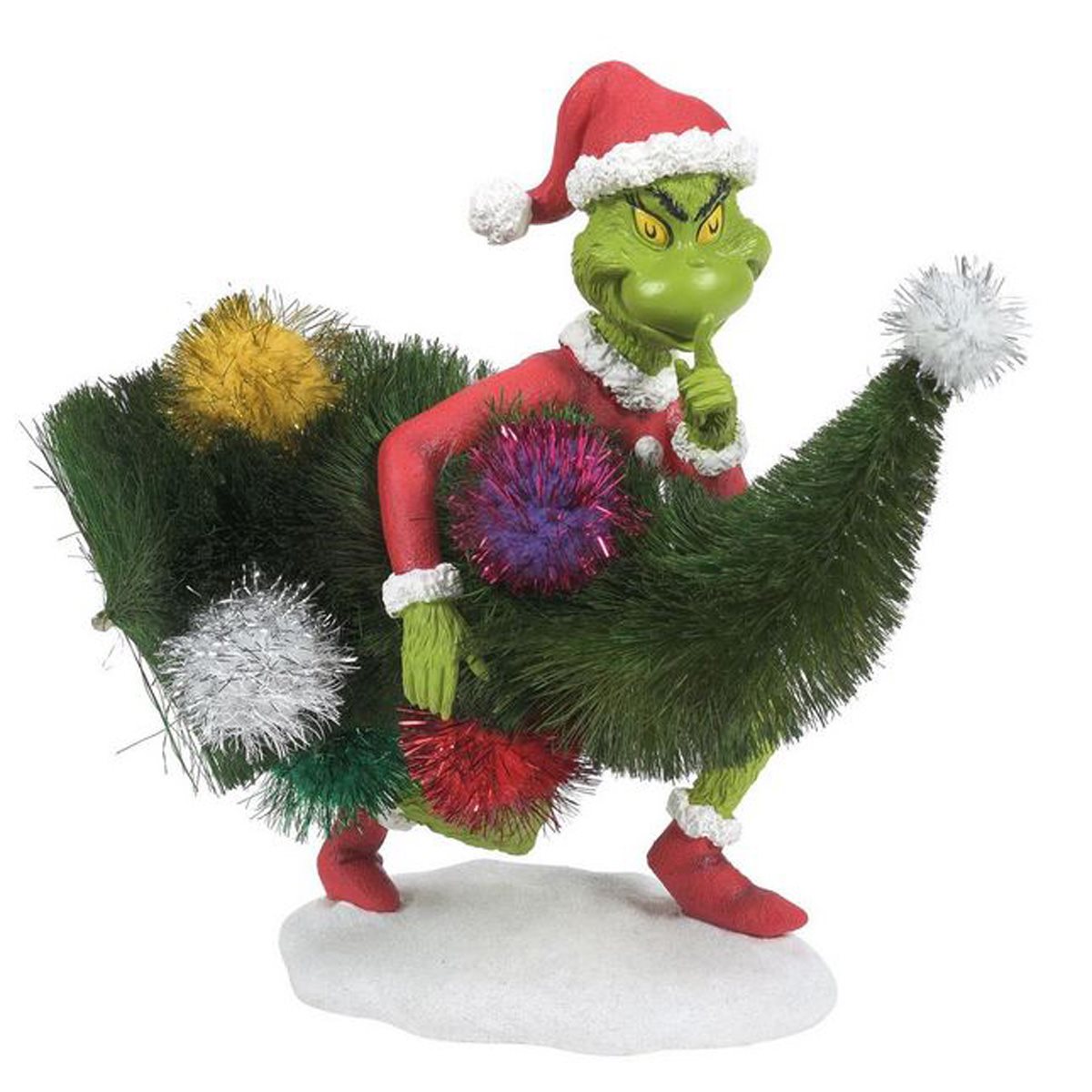 Dr. Seuss Grinch Stealing Tree Statue - Entertainment Earth