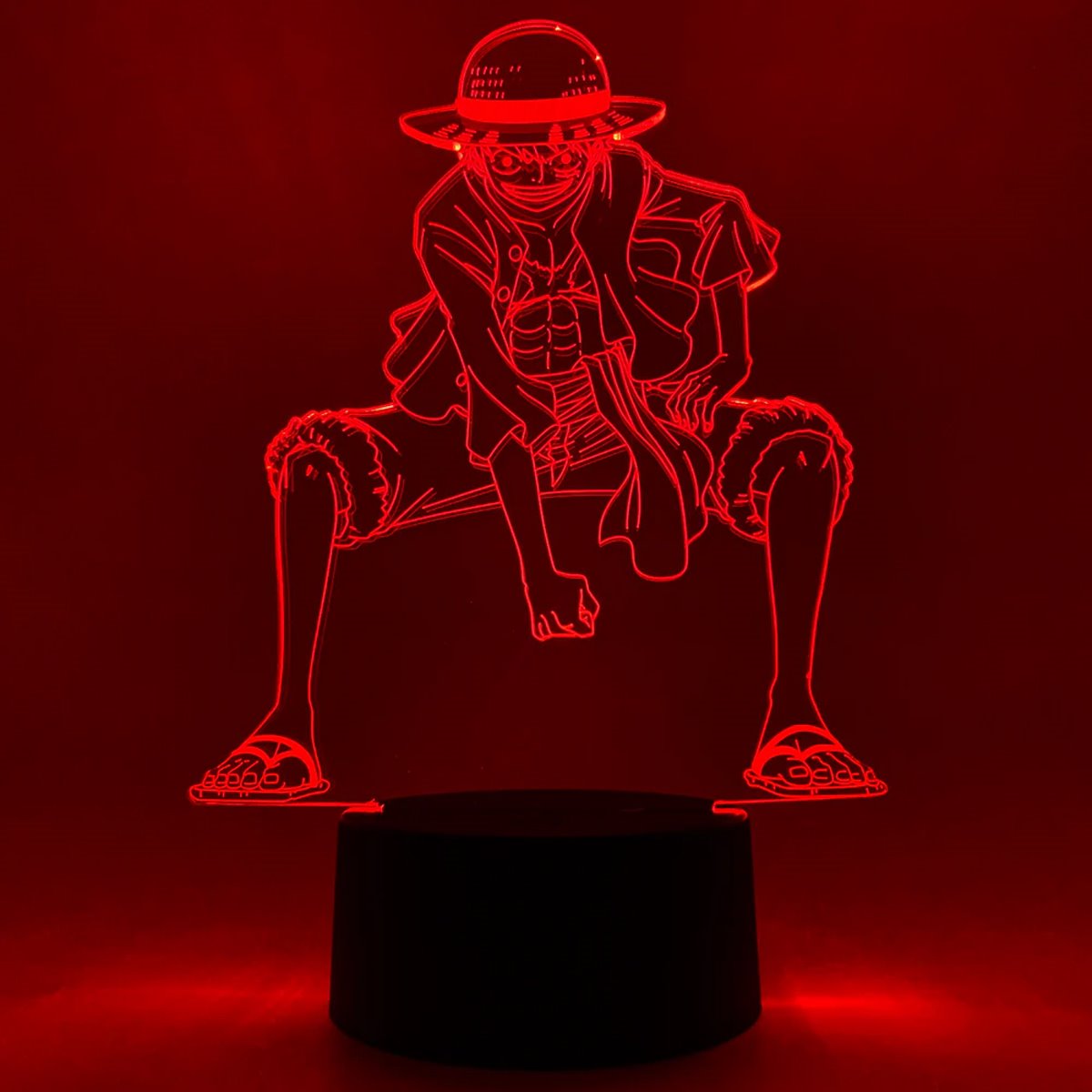 One Piece Monkey D. Luffy LED Otaku Lamp - Entertainment Earth