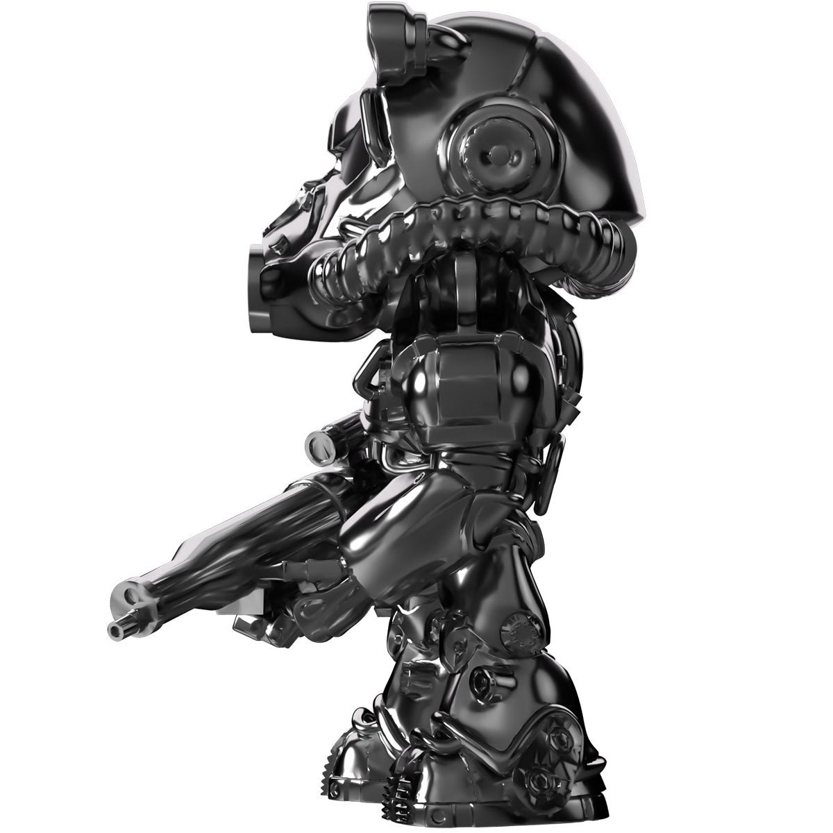 Fallout Collection T-60 Power Armor Chrome Variant Vinyl Figure #5 ...