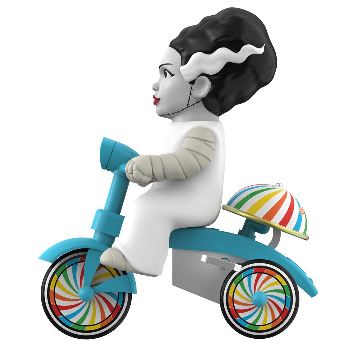 Universal Monsters Bride of Frankenstein (White with Blue Trike) Super ...