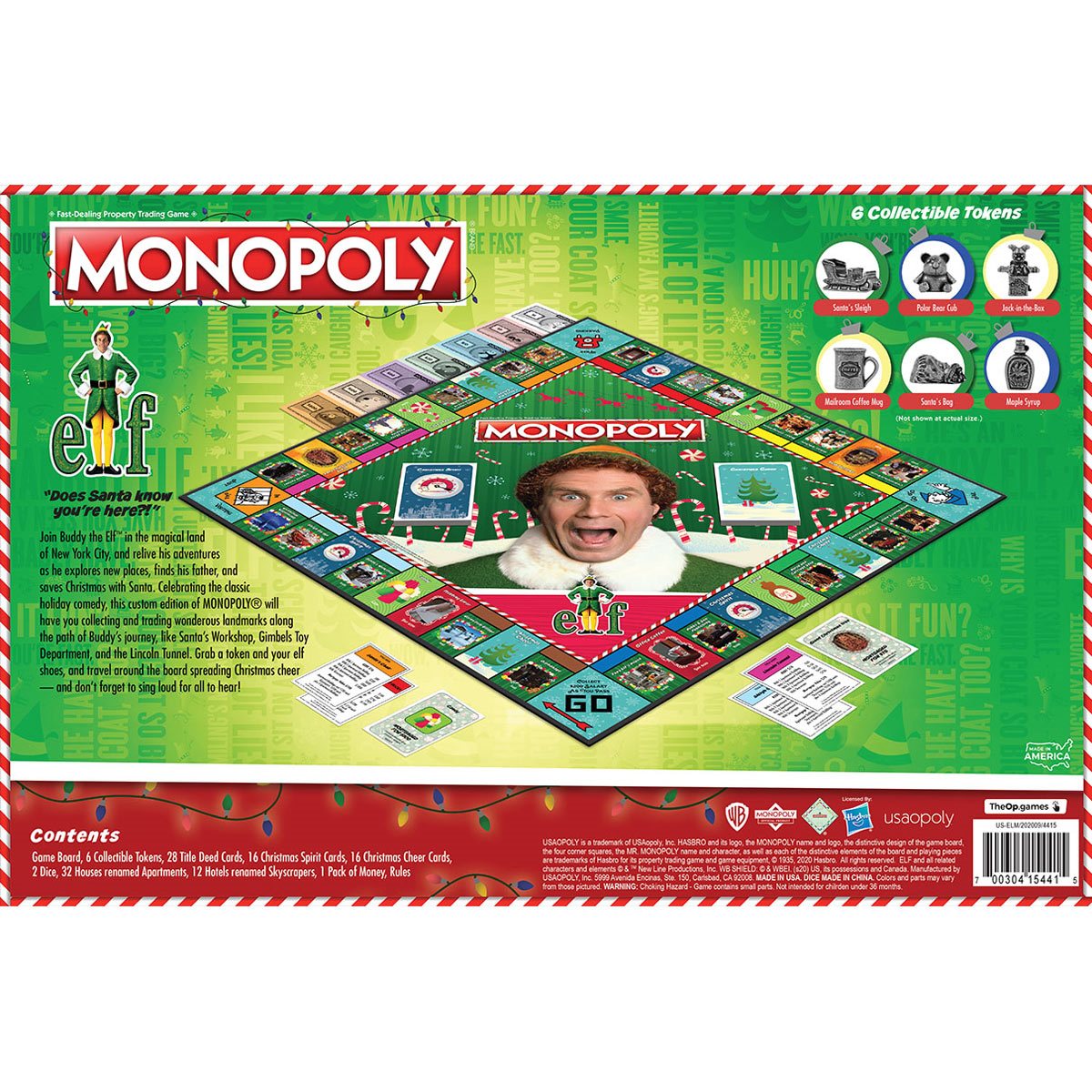 Elf Monopoly Game - Entertainment Earth