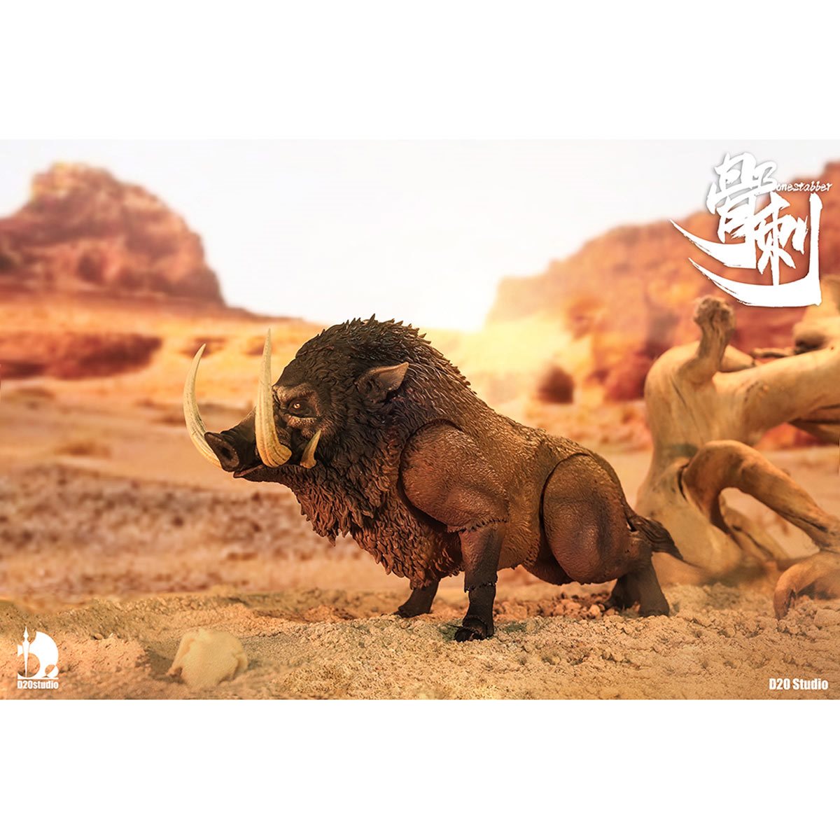 Battle Boar Bonestabber Brown Version 1:12 Scale Action Figure