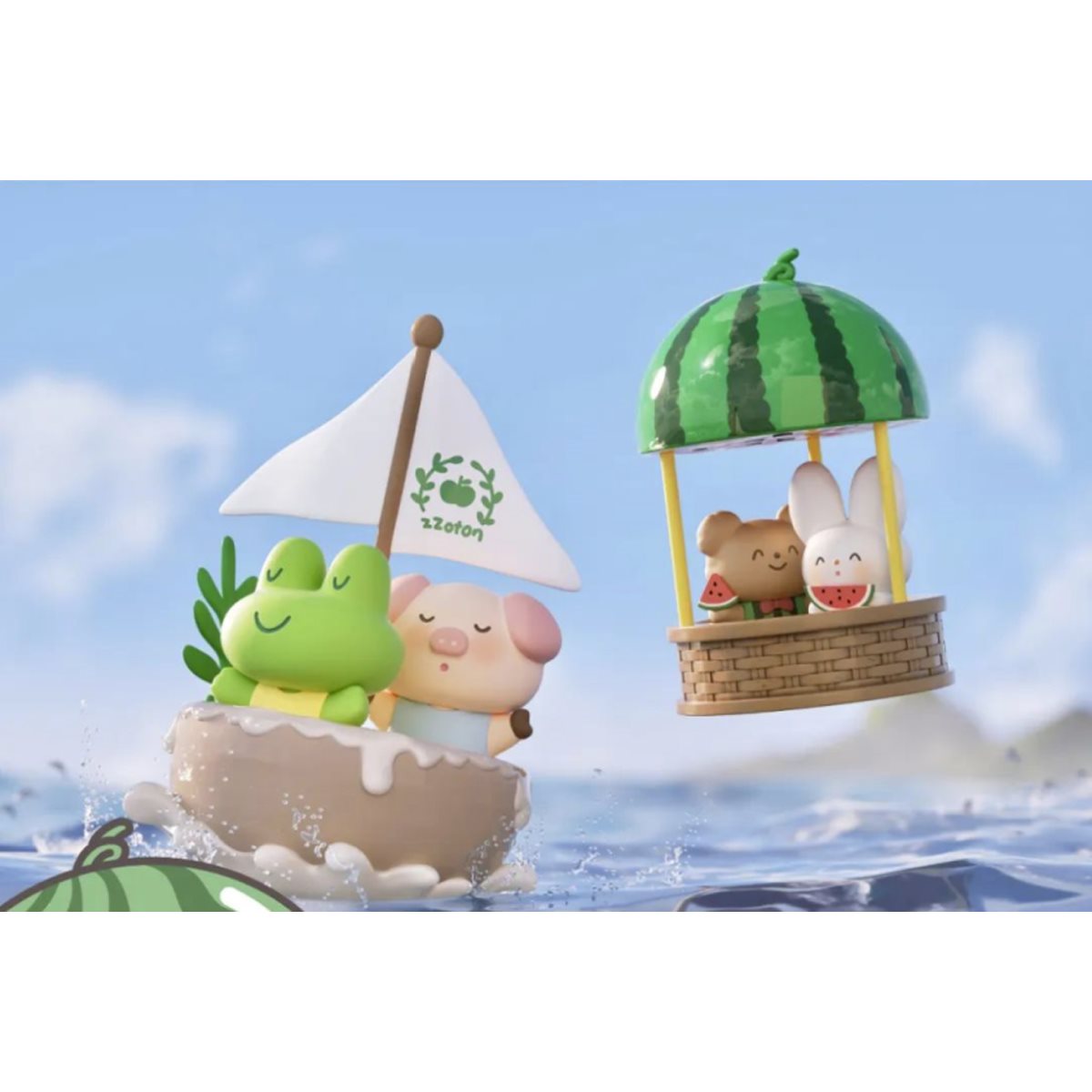 zZton Blessing for Fruit Blind-Box Vinyl Figures Case of 12