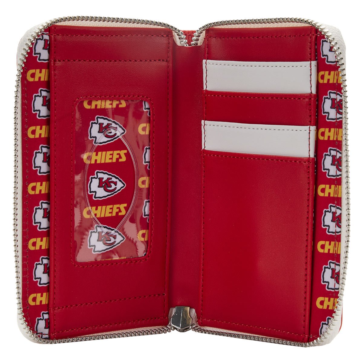NFL Kansas City Chiefs Patches Zip-Around Wallet