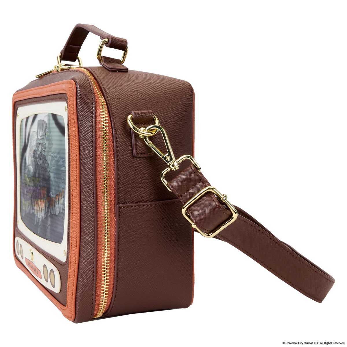 Universal Monsters Vintage TV Triple Lenticular Crossbody Bag