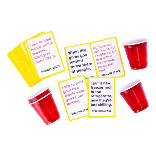 Straight Face Drinking Game - Entertainment Earth
