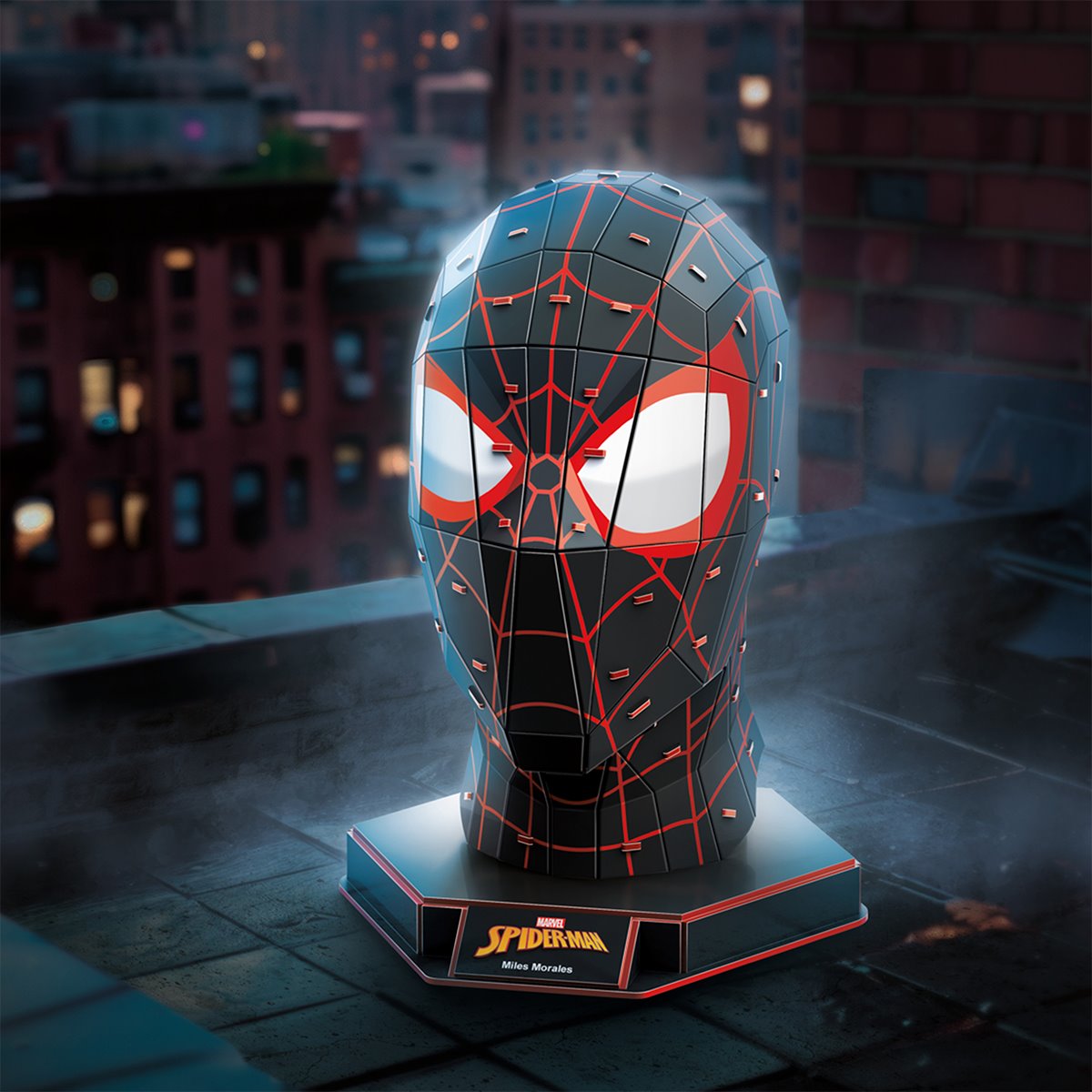Marvel 4D Build Miles Morales Mask 3D Puzzle Model Kit