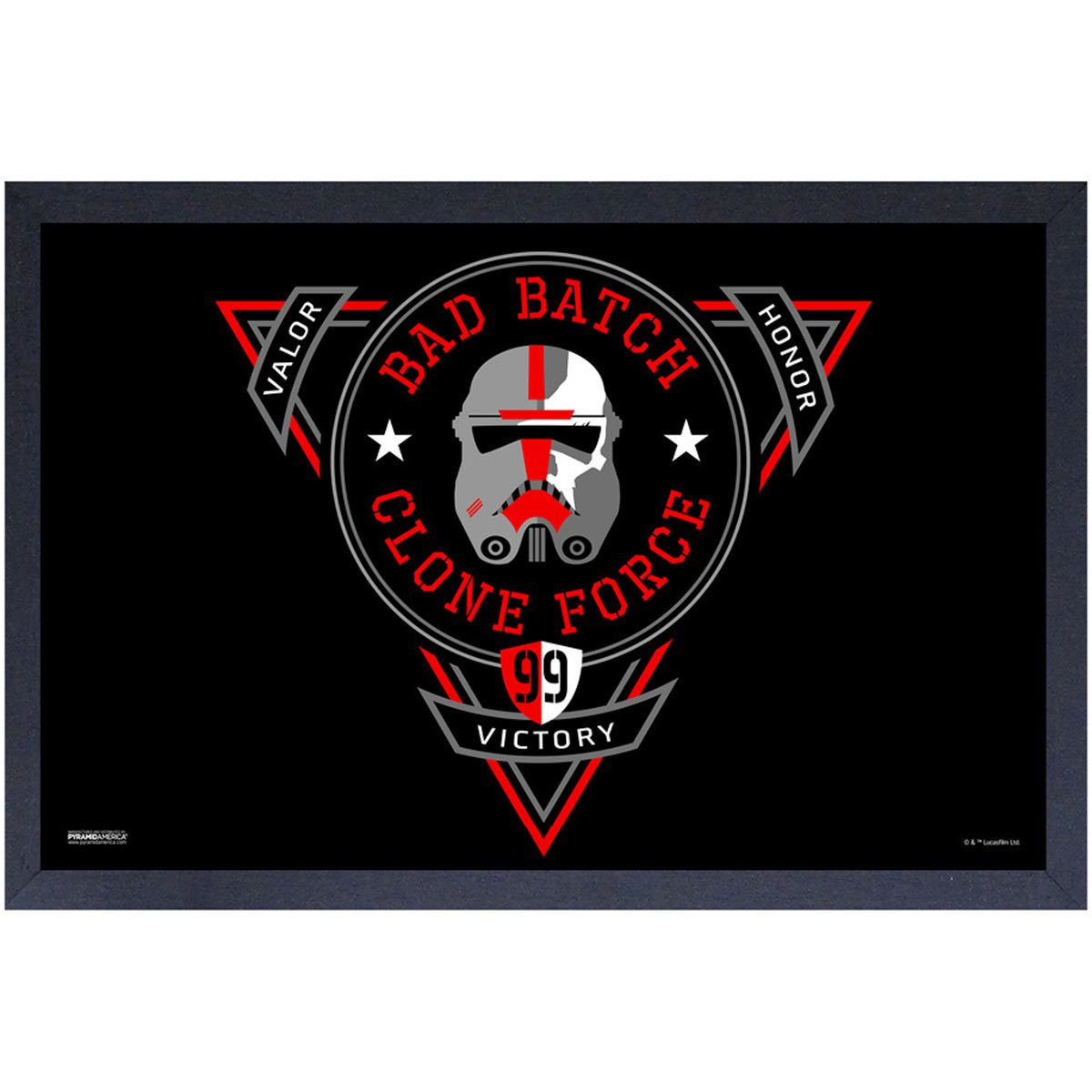 Star Wars: The Bad Batch Badge Framed Art Print