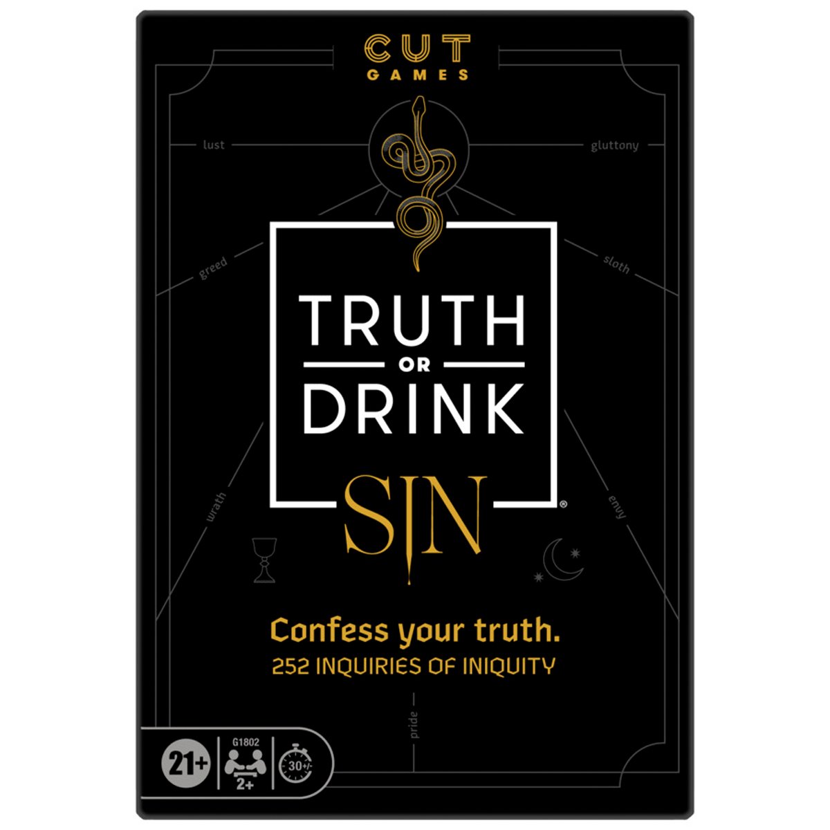 Truth or Drink: Sin Party Edition Game - Entertainment Earth