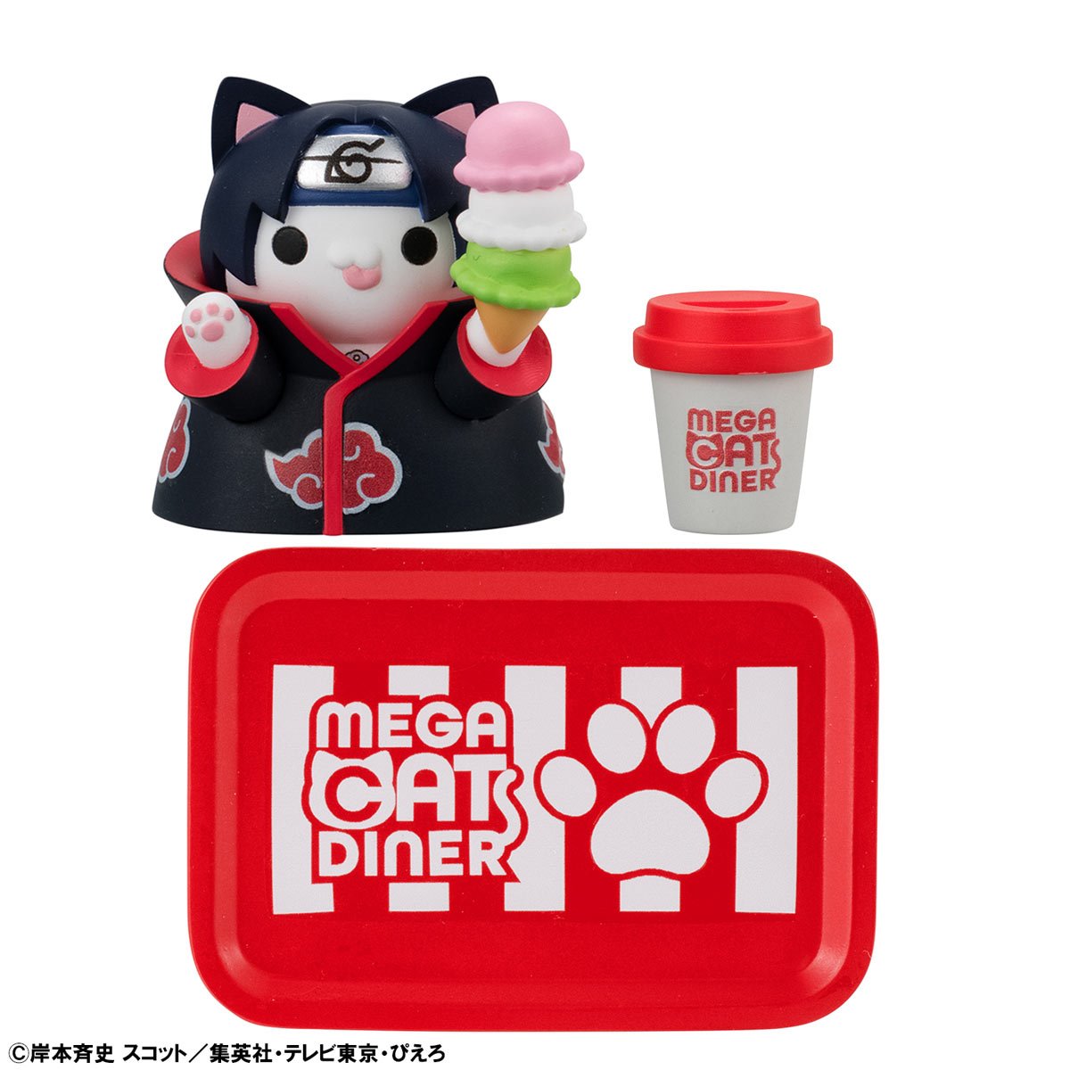 Naruto Nyaruto! Mega Cat Diner Mega Cat Project Mini-Figure Case of 6
