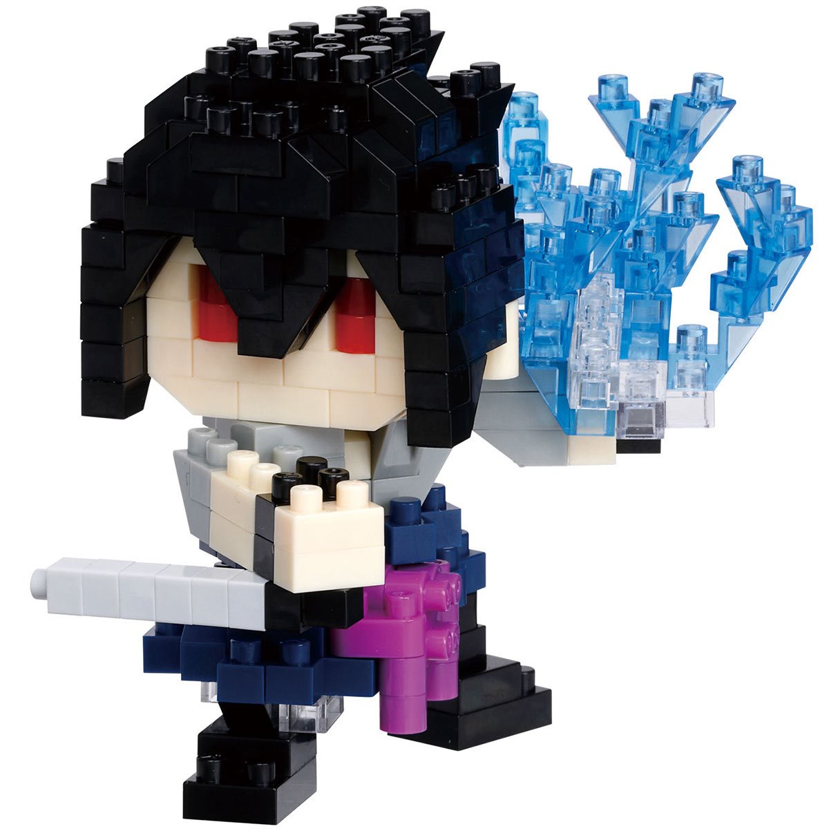 Naruto: Shippuden Sasuke Uchiha Chidori Nanoblock Character Collection ...