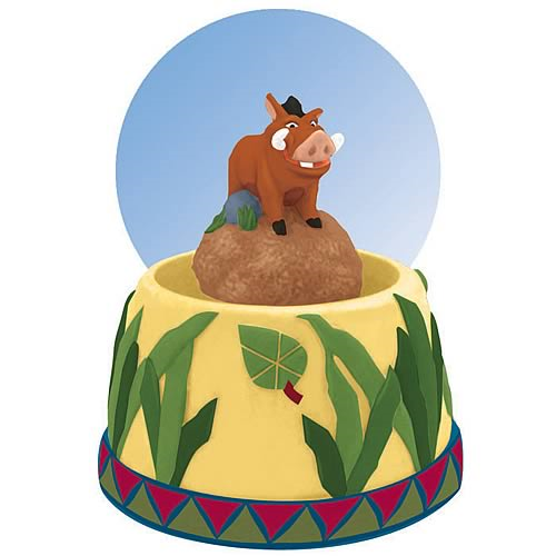 Lion King Pumbaa Water Globe - Entertainment Earth