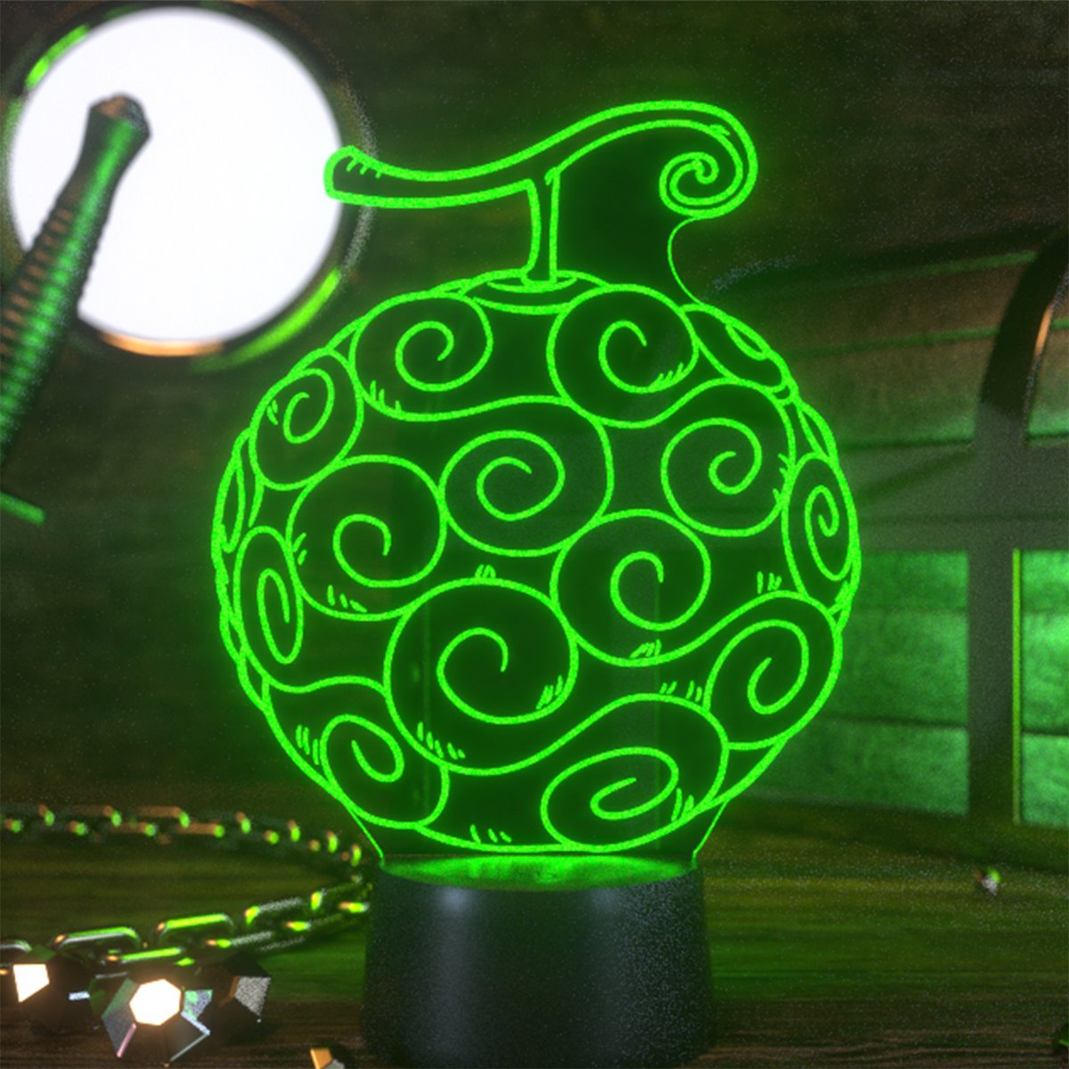 One Piece Gum Gum Fruit Otaku Lamp - Entertainment Earth