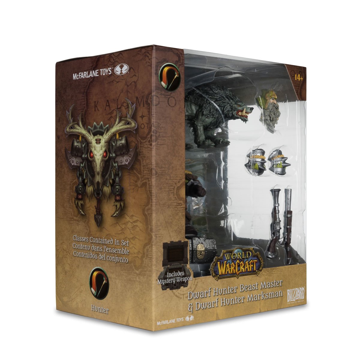 World of Warcraft Wave 2 Dwarf Hunter Beast Master and Marksman 1:12 ...