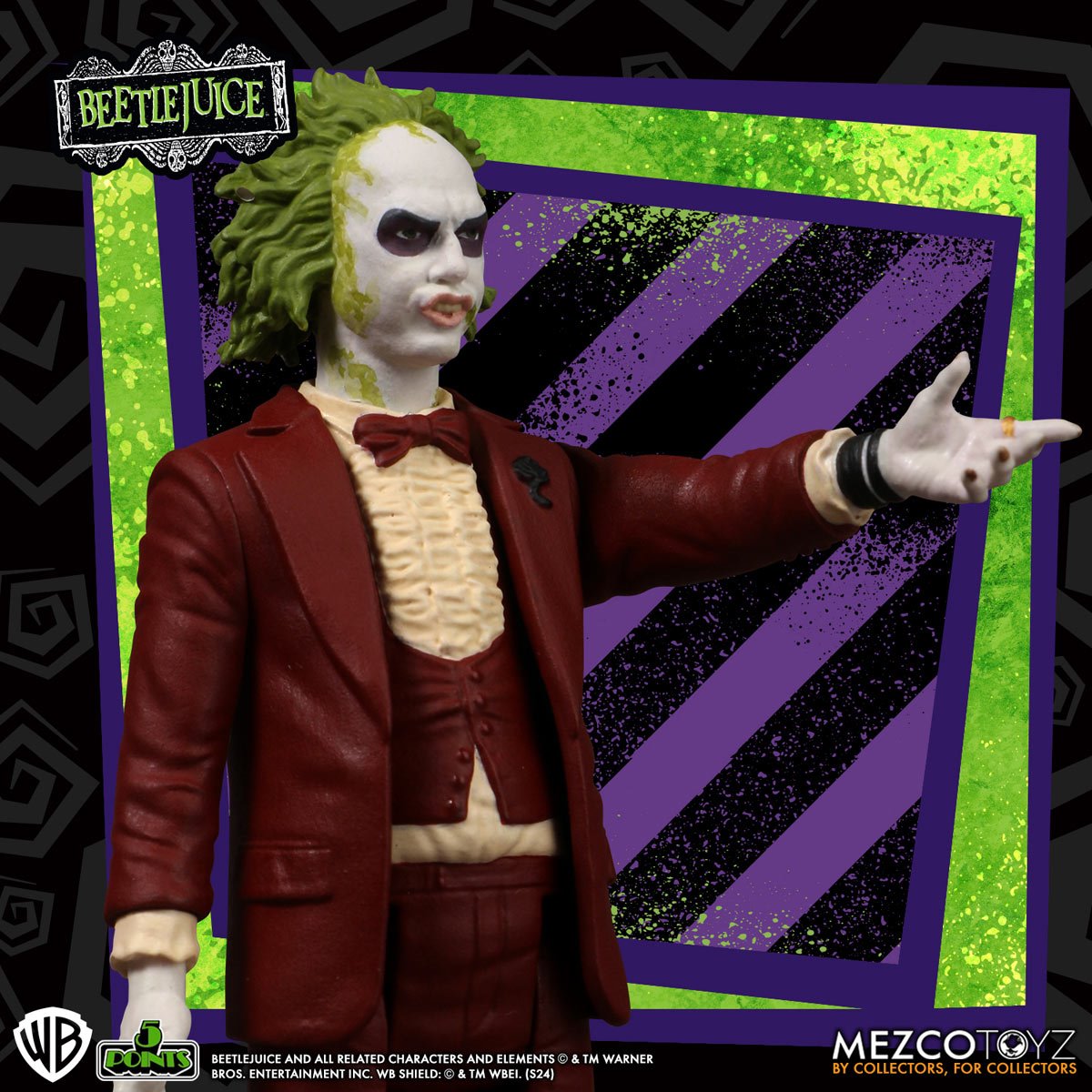 Beetlejuice 5 Points Action Figure Set of 2