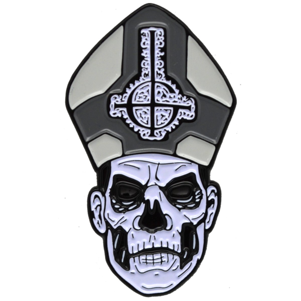 Ghost Papa Emeritus II Head Enamel Pin - Entertainment Earth