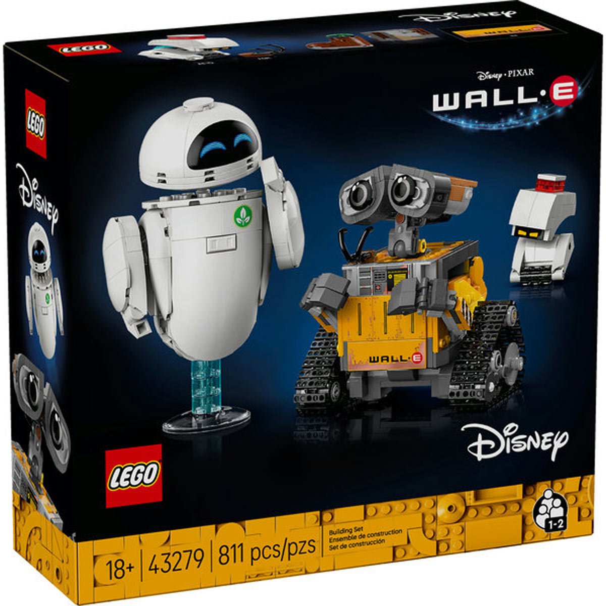 LEGO 43279 Disney Pixar WALL-E and EVE - Entertainment Earth