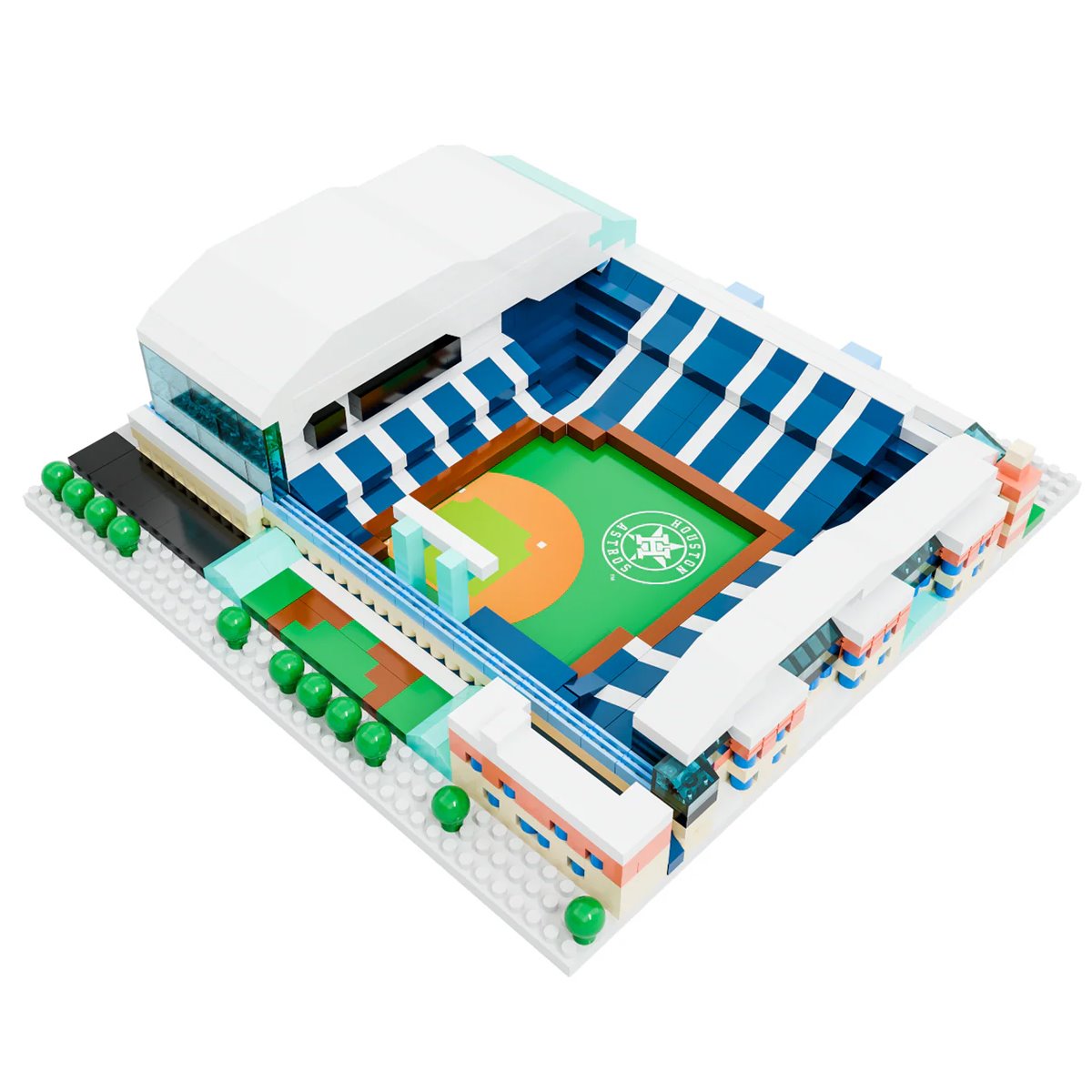 Houston Astros Stadium Building Block Model