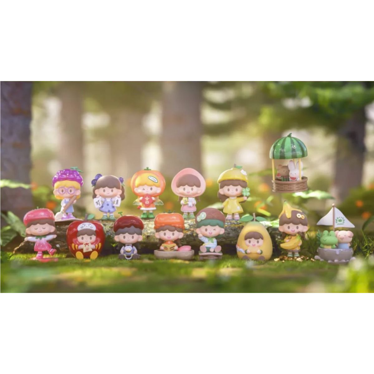 zZton Blessing for Fruit Blind-Box Vinyl Figures Case of 12