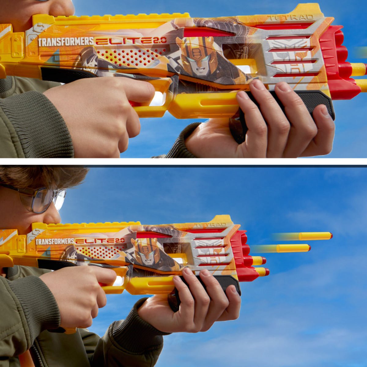 Transformers Bumblebee Nerf Dart Blaster - Entertainment Earth