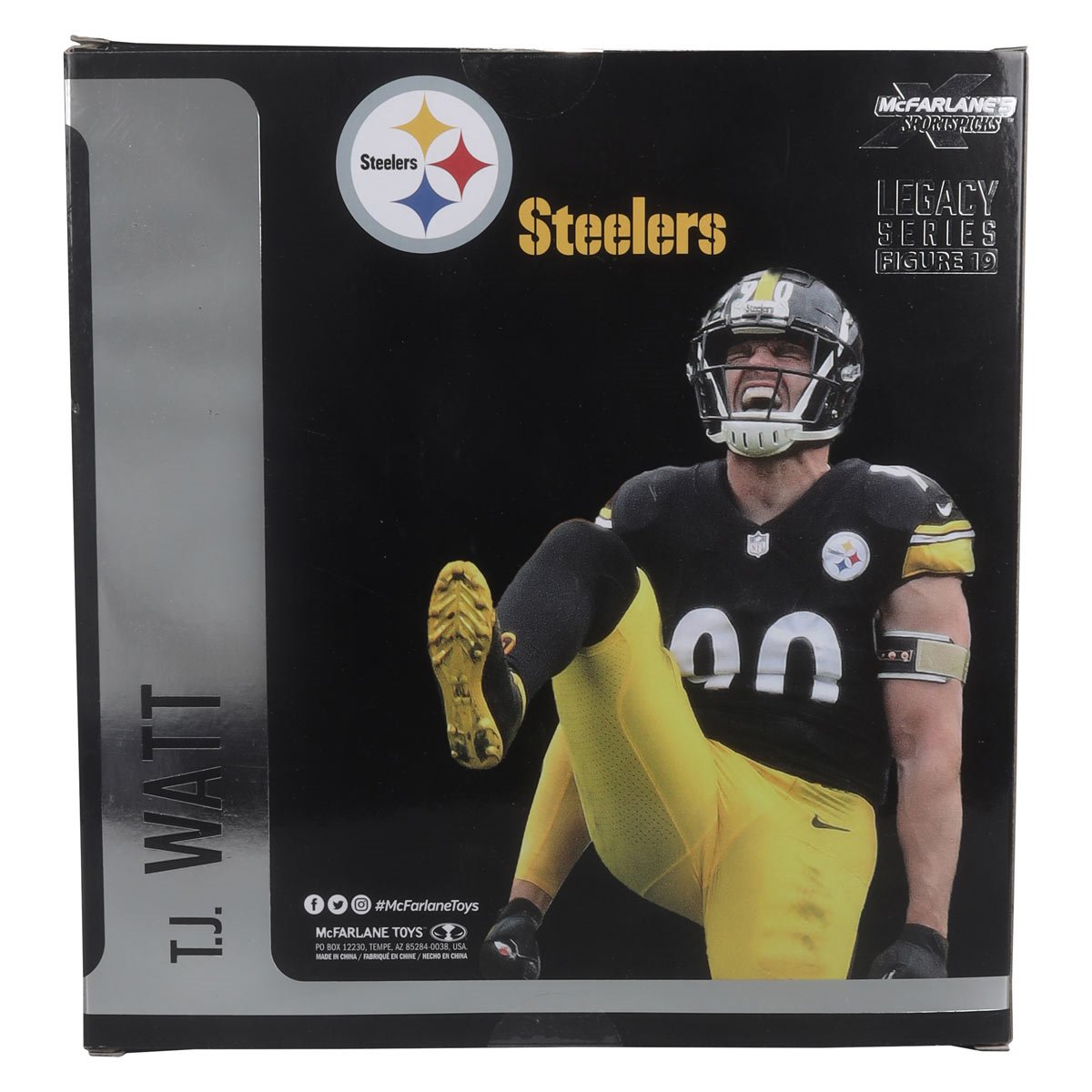 NFL SportsPicks 2024 Wave 2 Pittsburgh Steelers TJ Watt 7-Inch Scale ...