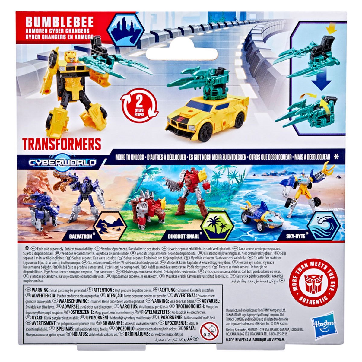 Transformers Cyberworld Armored Cyber Change Wave 1 Set of 2