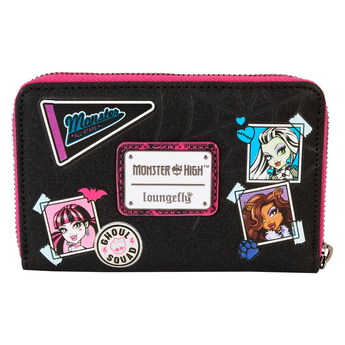 Monster High Crest Zip-Around Wallet - Entertainment Earth