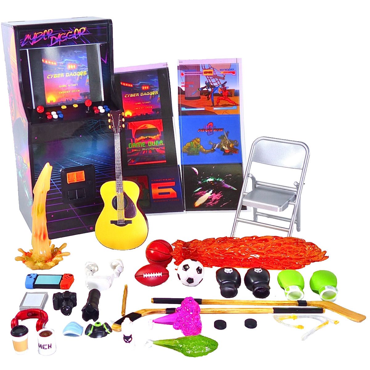 Super Action Stuff! Cyber Dagger Arcade Game On! Action Figure ...