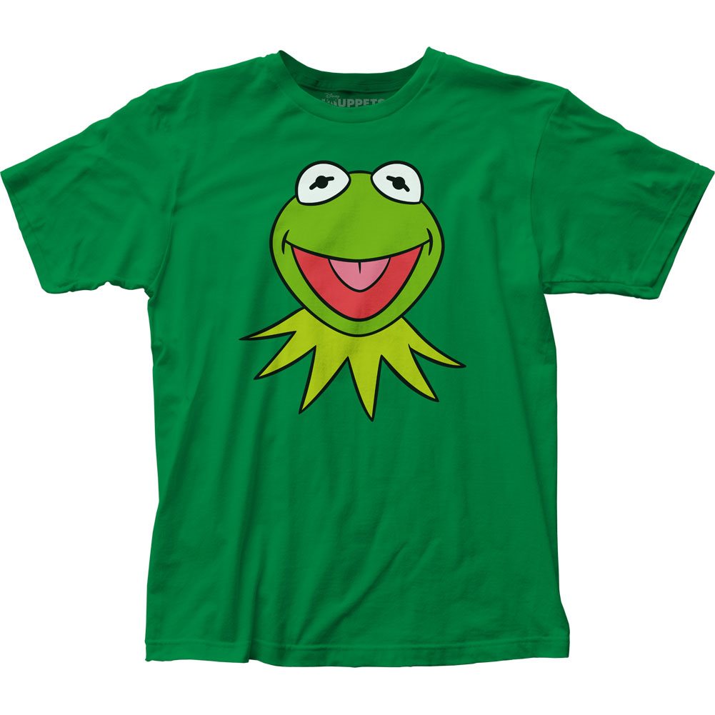 The Muppets Kermit Face T-Shirt - Entertainment Earth