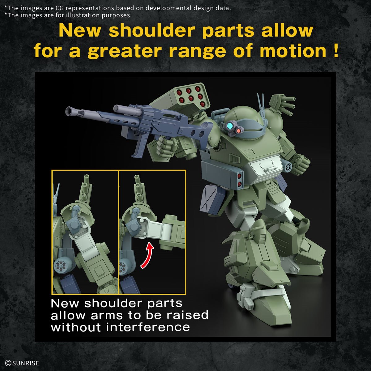 Armored Trooper Votoms Scopedog Turbo-Custom High Grade Model Kit