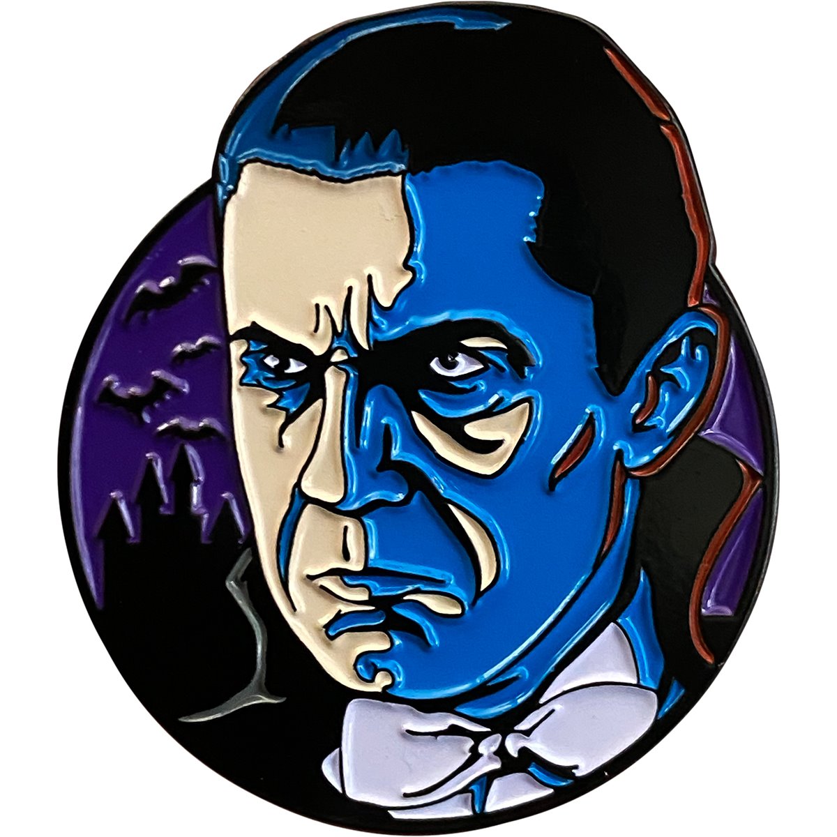 Bela Lugosi Dracula Head Enamel Pin - Entertainment Earth