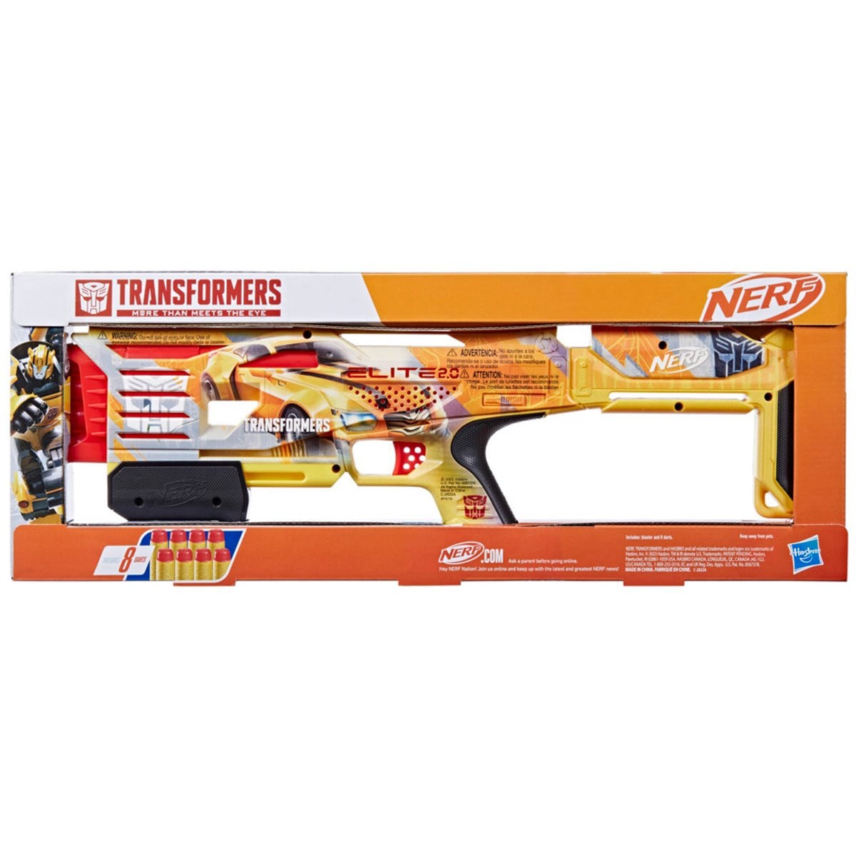 Transformers Bumblebee Nerf Dart Blaster - Entertainment Earth