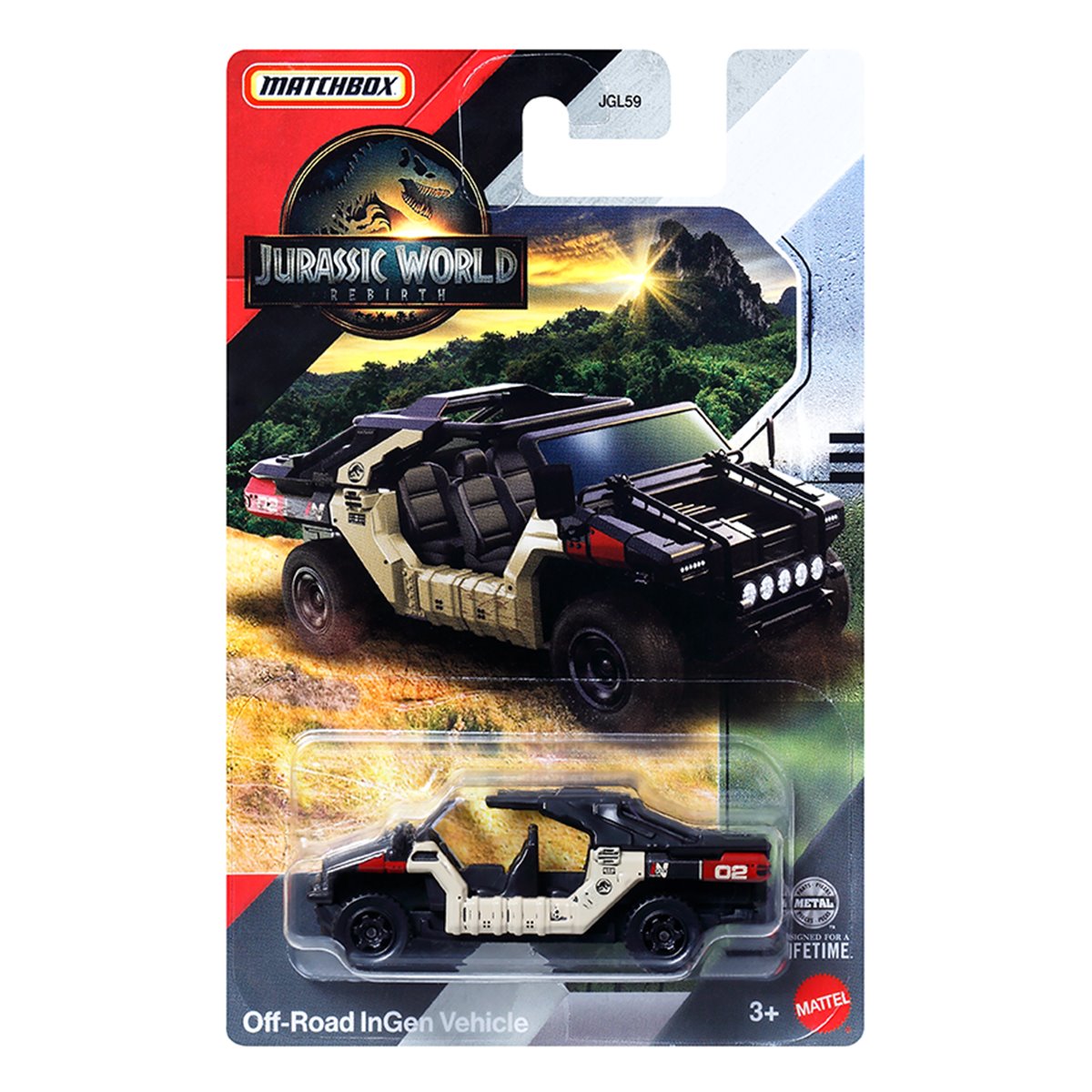 Matchbox Jurassic World Basic Singles 2025 Mix 1A Case of 24