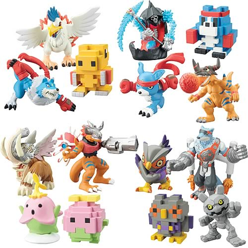 Digimon Mini-Figure 5-Pack Wave 3 Figure Case