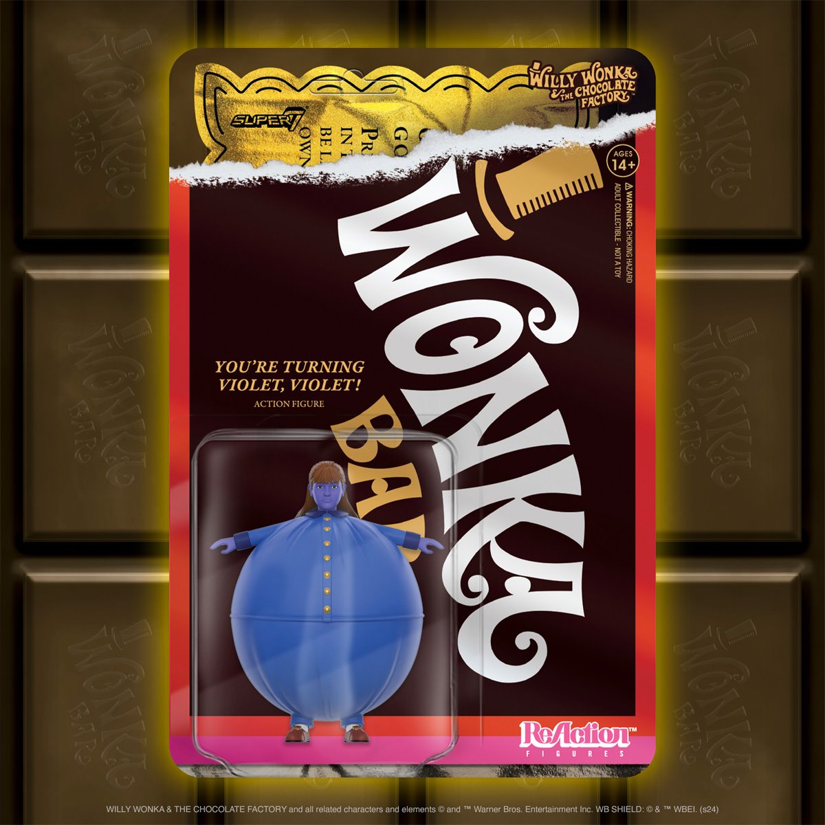 Willy Wonka and the Chocolate Factory Violet Beauregarde (Blueberry) 3 ...