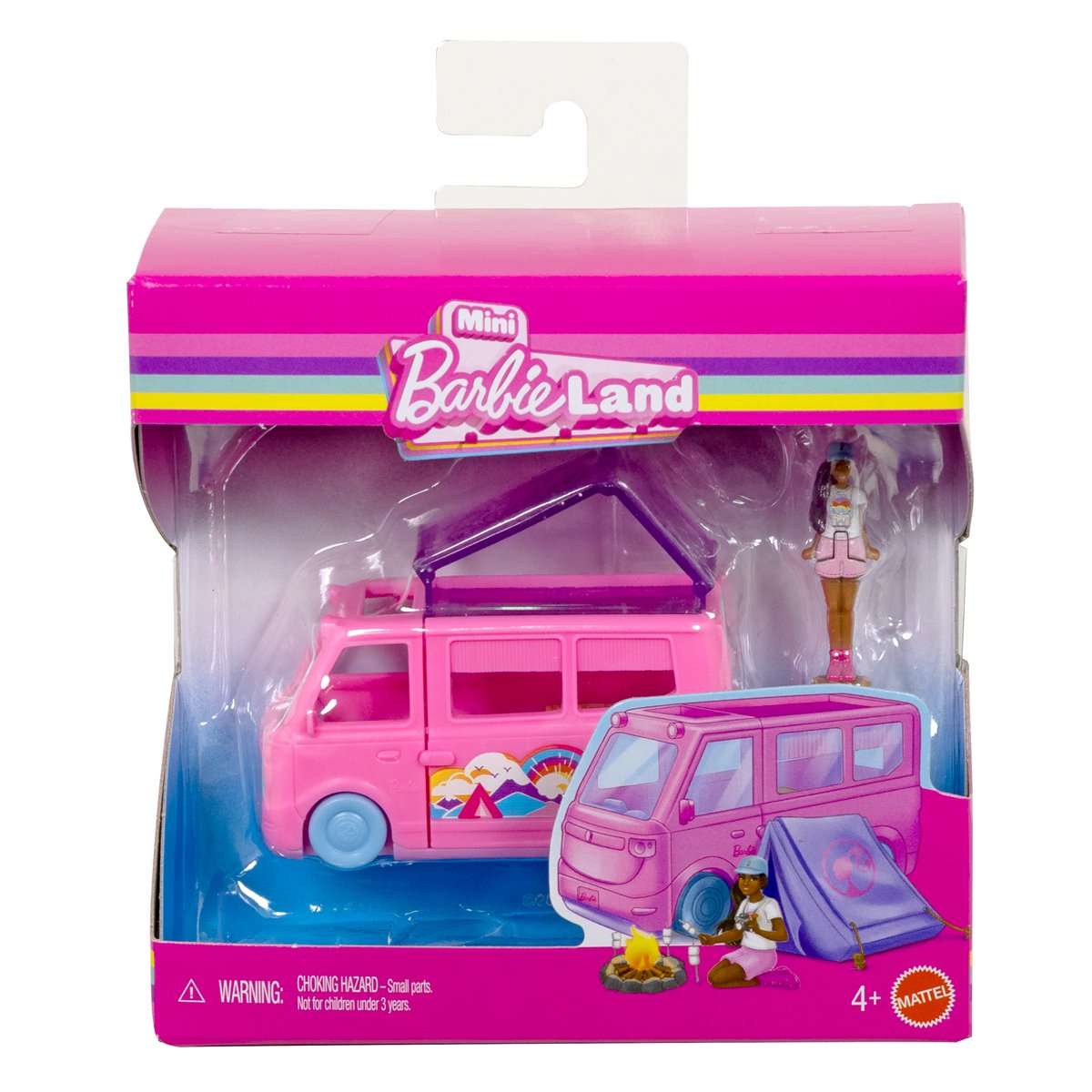Mini BarbieLand Doll and Playset Display Case of 8
