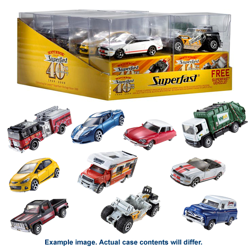 Matchbox Super Fast Assortment Wave 2 Case