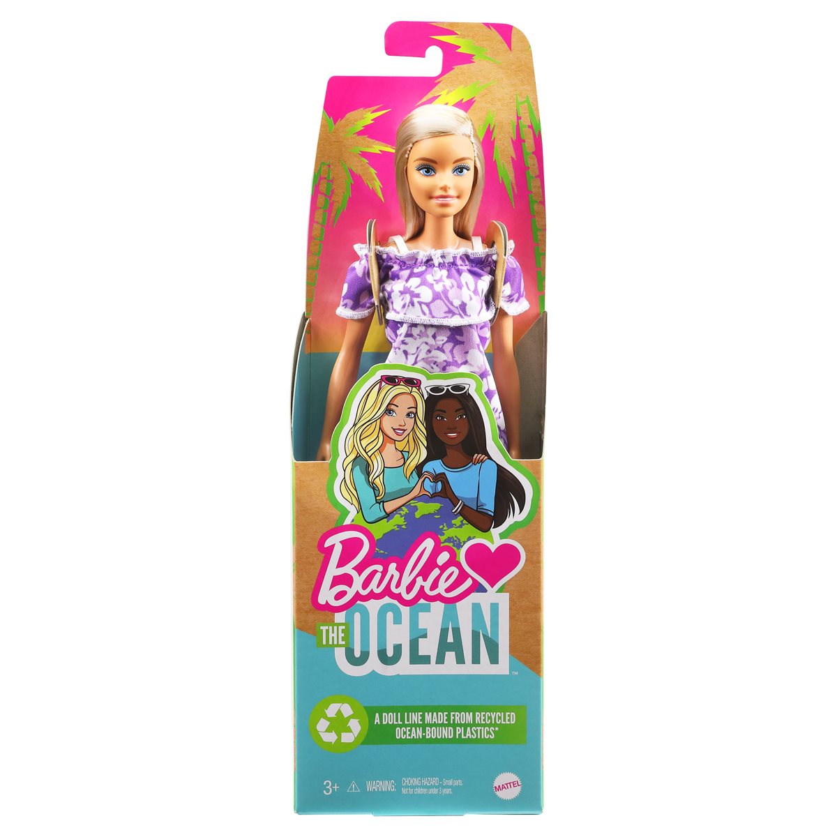 Barbie Loves the Ocean Doll with Purple Floral Dress